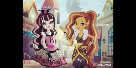 Monster High Crossover Fan Arts Ever After High Crossover Wattpad