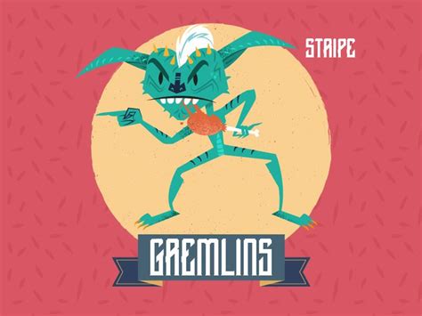 Gremlins Stripe Character Gremlins Character Design Stripe
