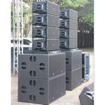 T I Pro Audio La 210 Dual 10 Inch Line Array System Active And Passive Indoor Outdoor Show Pro