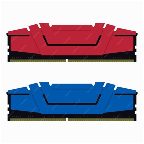 Módulo De Memoria Para Juegos De Computadora Ram Vector Premium
