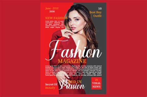 Magazine Flyer Design Template Graphic By Majharul5561 · Creative Fabrica