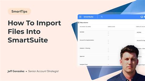 How To Import Files Into Smartsuite Youtube