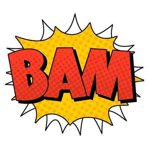 Premium Vector Retro Comic Effect Bam