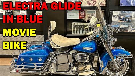 The Electra Glide In Blue Movie Bike At Buddy Stubbs Harley Davidson