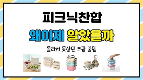 피크닉찬합 추천 특별 할인 초특가 득템 찬스 실시간 반응 최신 인기템 Youtube
