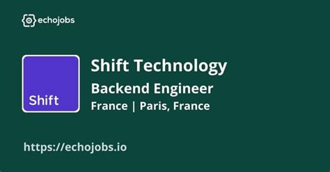 Shift Technology Is Hiring Backend Engineer Hybrid France Paris