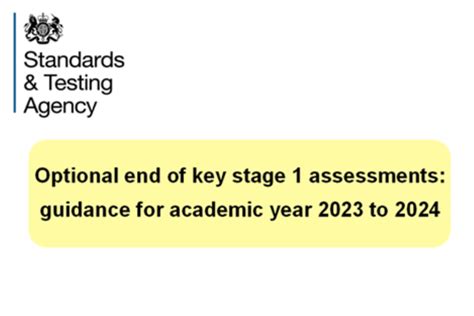 new guidance optional key stage 1 assessments in 2024 southend