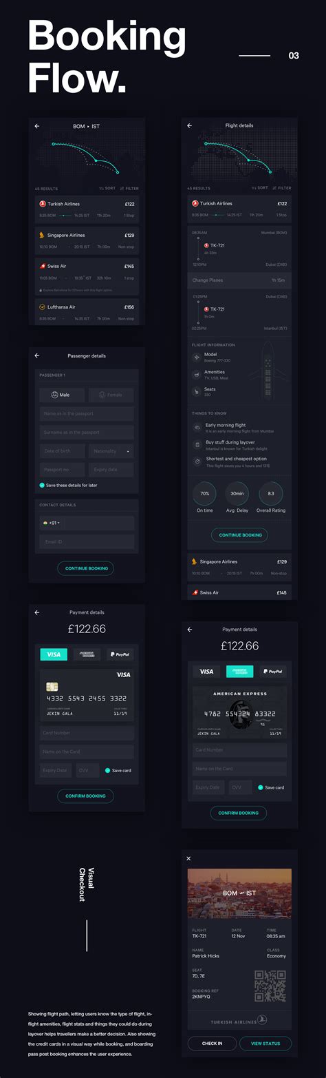 Flight App Concept UI Kit Behance