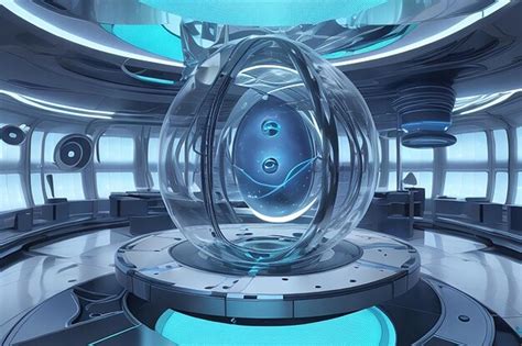 Premium Ai Image Quantum Gravity Futuristic Science Lab