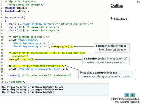 c characters and strings ppt download