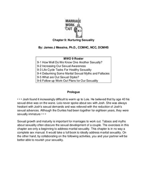 Fillable Online Chapter 9 Nurturing Sexuality By Fax Email Print PdfFiller