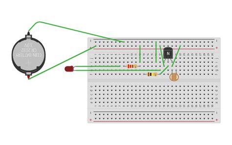 Circuit Design Practica 2 Evaluación Tinkercad