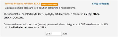 Solved Tutored Practice Problem 13 4 1 Close Problem