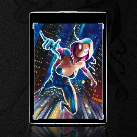 Spider Gwen In David Jacob Duke S Sketch Cards Sold Comic Art Gallery Room