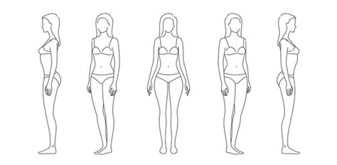 Female Base Front Back Realistic Male And Female Base Mesh 3d Model