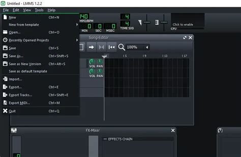 Lmms 1 2 2 Keyboard Shortcuts ‒ Defkey