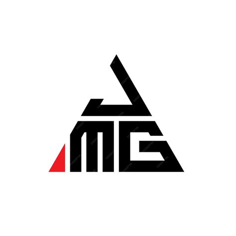 Premium Vector Jmg Triangle Letter Logo Design With Triangle Shape Jmg Triangle Logo Design
