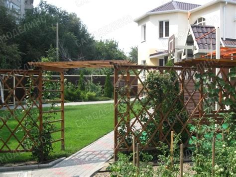 Арки садовые для вьющихся растений - фото, своими руками, чертежи и размеры