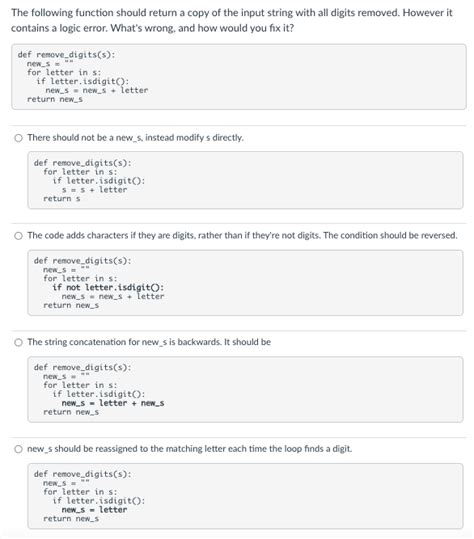 Solved The Following Function Should Return A Copy Of The Chegg Com