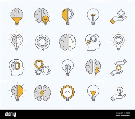 Brainstorming Symbol Stock Vector Images Alamy