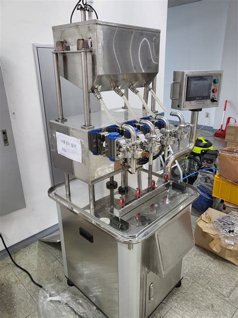 여기에마켓 제품 반자동 충진기 아성 기계 공업