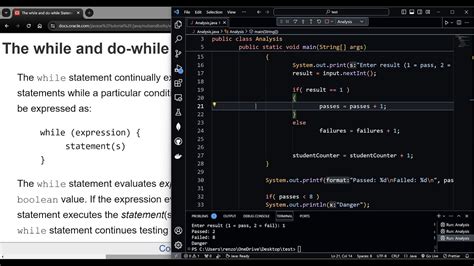 Examination Results Using Nested Control Statements Java Youtube