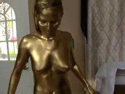 Gold Skin Freeze Fetish Cali Logan Statue Xxx Mobile Porno Videos Movies IPornTV Net