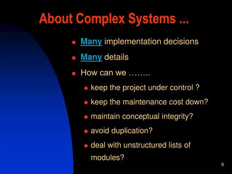 PPT The Modular Structure Of Complex Systems PowerPoint Presentation ID