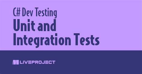 Unit And Integration Tests Dror Helper
