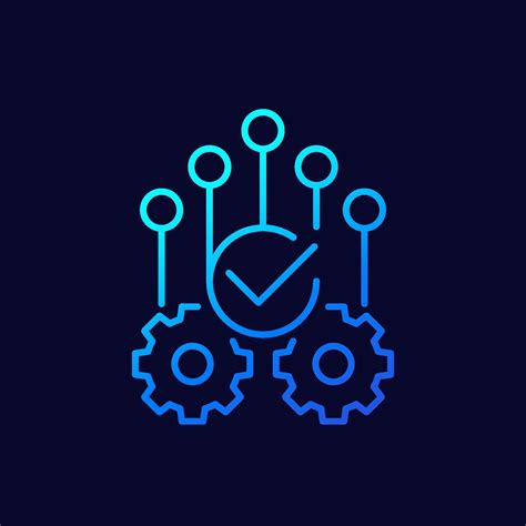 Automation Or Optimization Icon Linear Vector Vector Art At Vecteezy