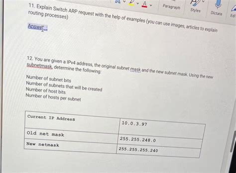 Solved Explain Switch ARP Request With The Help Of Chegg