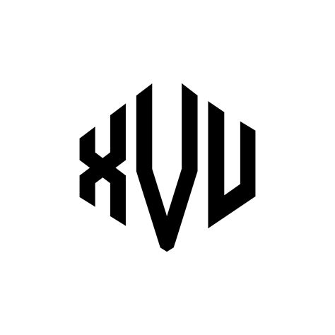 Xvu Letter Logo Design With Polygon Shape Xvu Polygon And Cube Shape Logo Design Xvu Hexagon