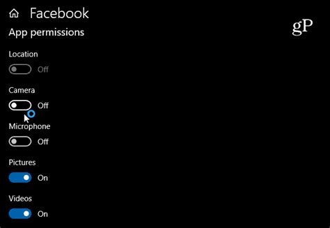 Search Settings In Windows Permissions History