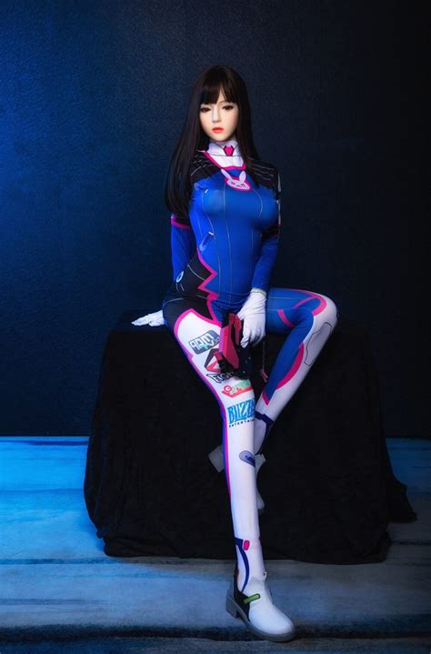 Seri 163cm C Cup Muñeca Sexual D Va de Overwatch Sex Dolls Y Relatos
