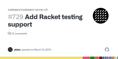Add Racket Testing Support · Issue 729 · Codewarscodewars Runner Cli