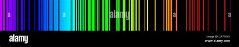 Emission Spectra Of Technetium Stock Photo Alamy
