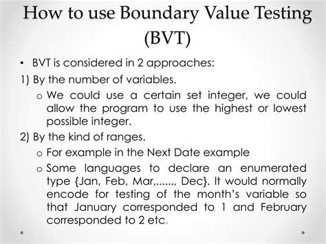 ppt chapter 2 boundary value testing bvt 322235 software testing