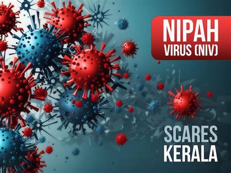 Premium Psd Nipah Virus Outbreak In India Kerala