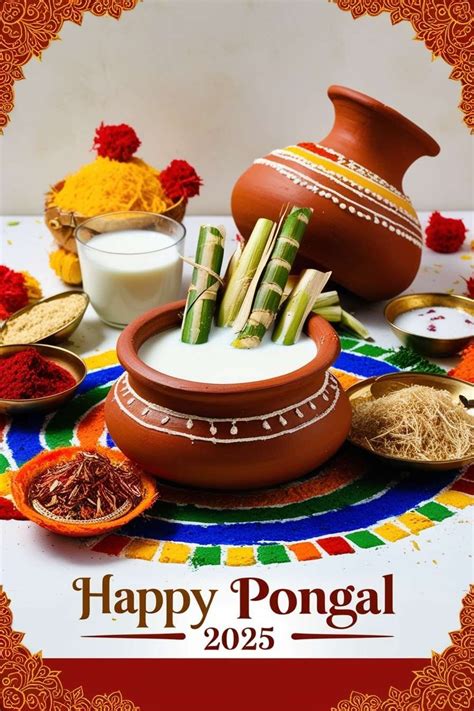 🔥 Cute Happy Pongal 2025 Cartoon Images Download Background Free Down