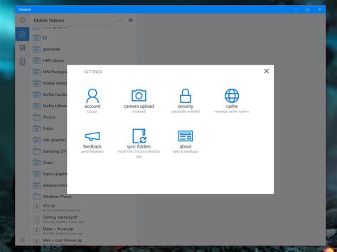 Dropbox And Microsoft Announce New Universal Windows 10 App And