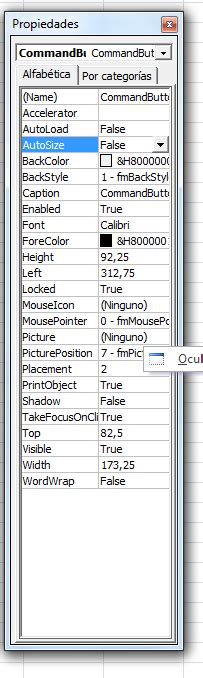 Macros Y Formularios En Excel Boton Commandbutton