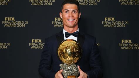 Ballon Dor Award 2015 Winner D Cristiano Portugal Real