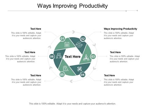 Ways Improving Productivity Ppt Powerpoint Presentation Outline Layout Ideas Cpb PowerPoint