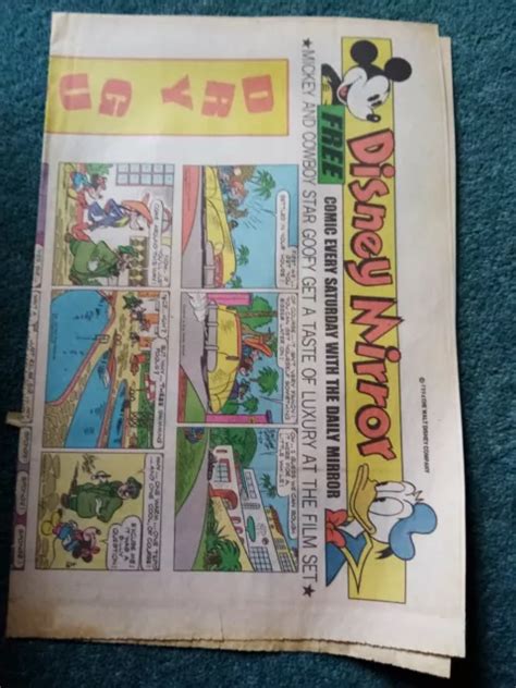 disney mirror mickey mouse comic daily mirror folded issue 154 feb 12th