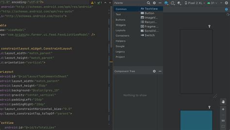 Android Studio Arctic Layout Design View Shows Nothing Stack Overflow