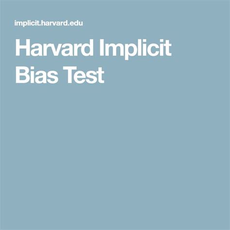 Harvard Implicit Bias Test Test Feminist Articles Bias