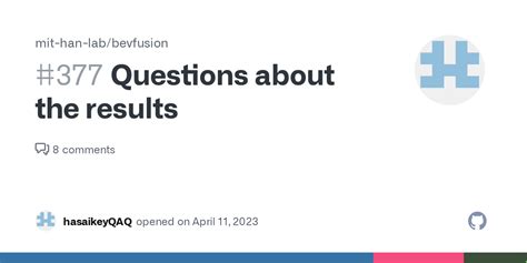 questions about the results · issue 377 · mit han lab bevfusion · github