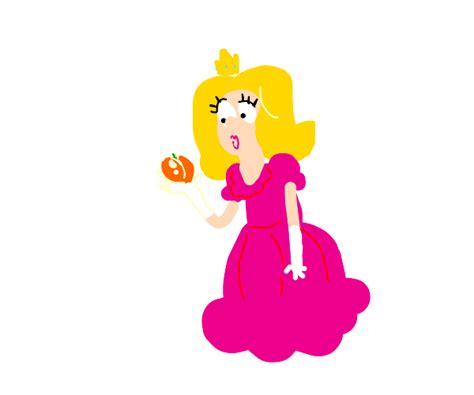 Princess Peach Eats A Peach Drawception