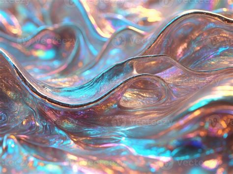 An Abstract Metallic Flow characterized by a captivating Iridescent Sheen of colors 56108843 ...