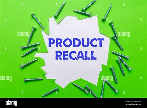 Conceptual Caption Product Recall Business Approach Request To Return The Possible Product